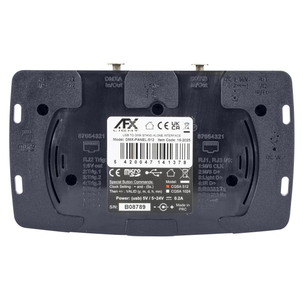 DMX-PANEL-512 - Logiciels DMX - Energyson