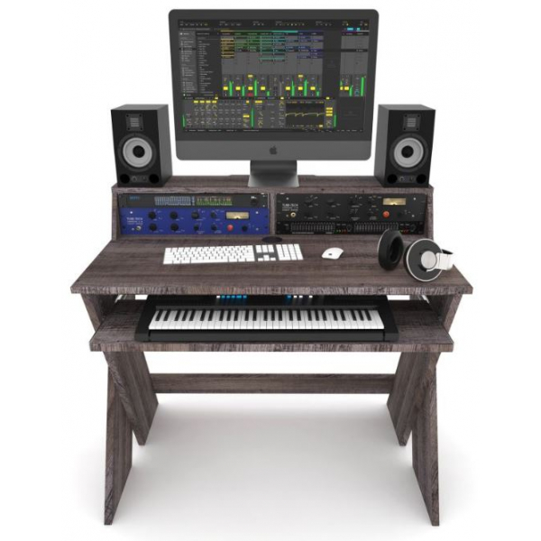 SOUND DESK COMPACT WALNUT - Mobilier home studio - Energyson