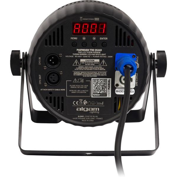 Algam Lighting PARWASH730-QUAD - Projecteurs PAR LED - Energyson
